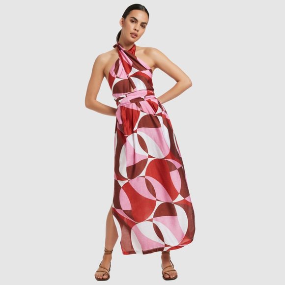 Jets | Dresses | Jets Lalita Silk Viscose Blend Wrapfront Coverup Dress ...